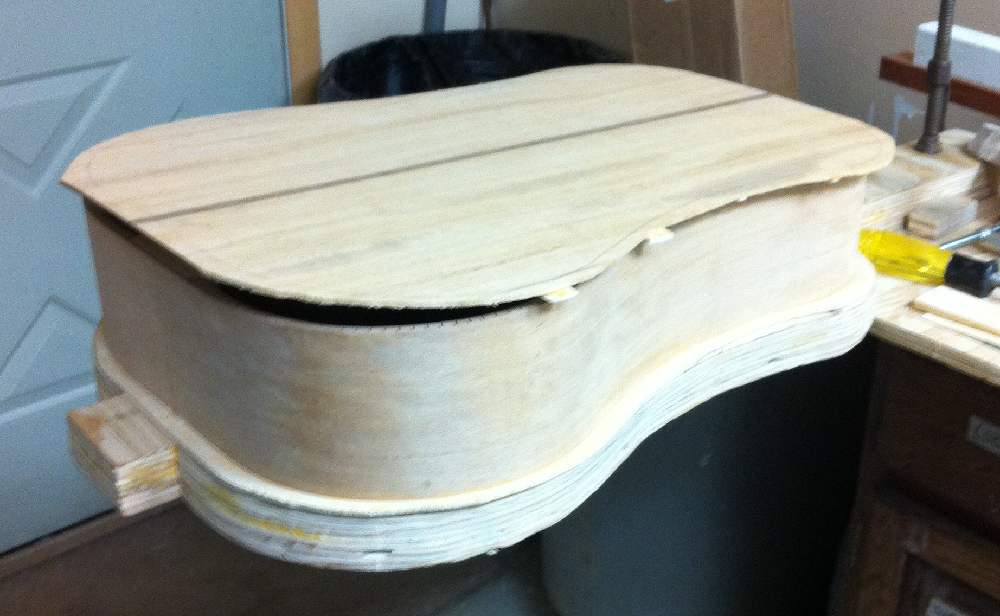 Creating and Installing the Back Plate | Building an Acoustic Steel ...