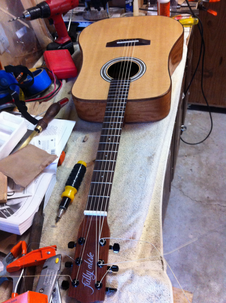 FinishedGuitar | Building an Acoustic Steel String Guitar